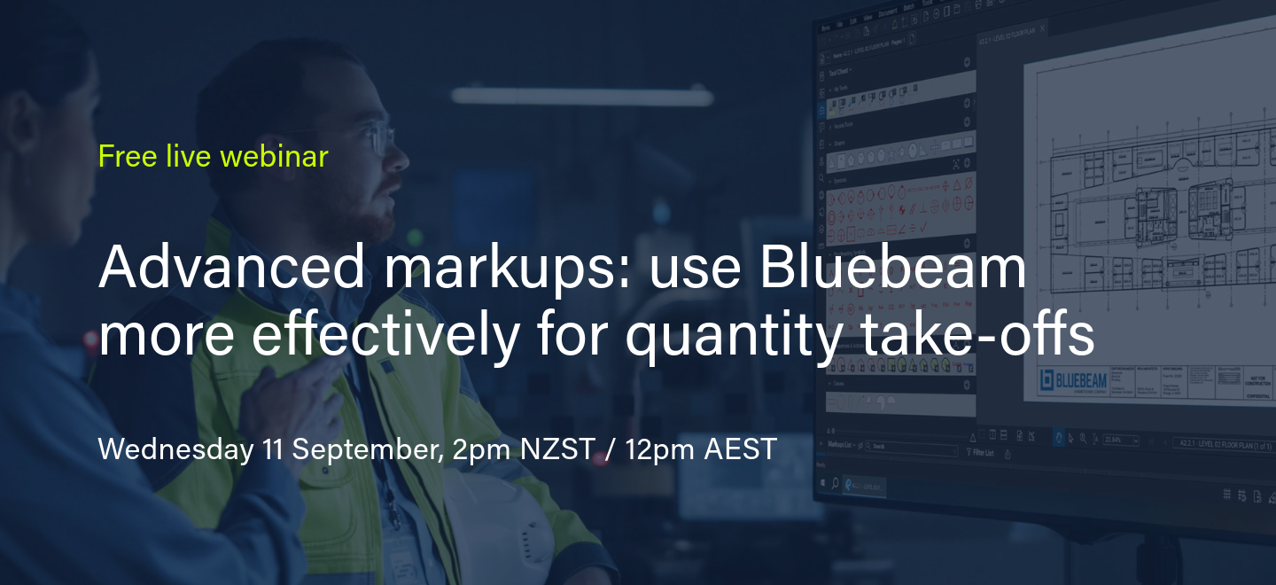 Free webinar | Advanced markups: use Bluebeam more effectively for ...