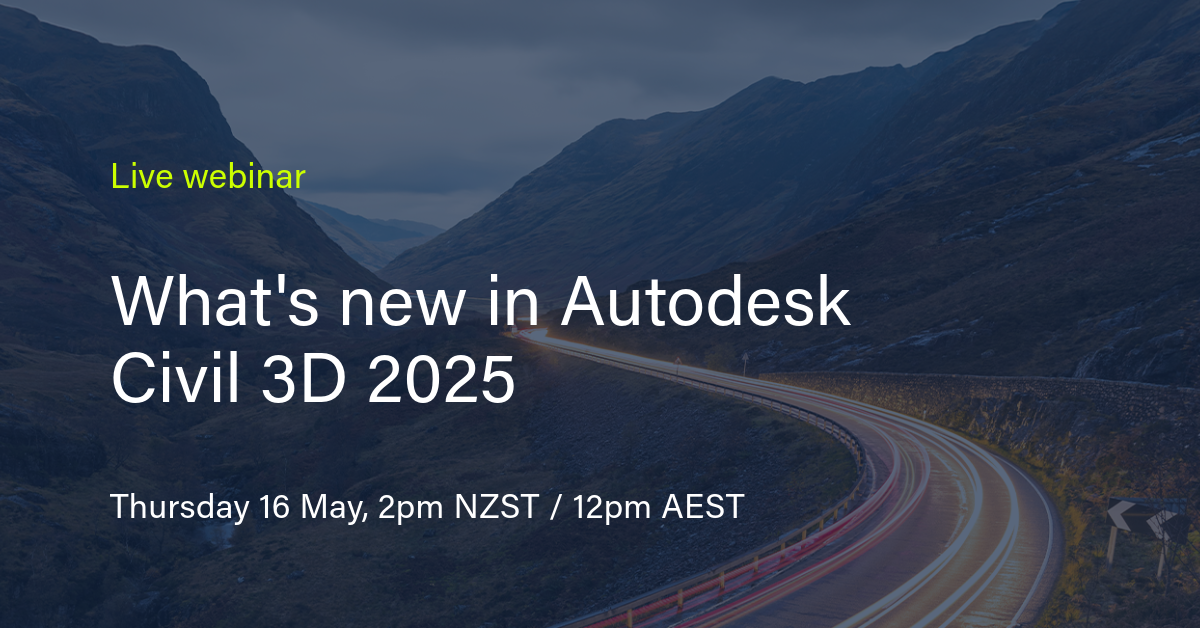 Register for free webinar | What's new in Autodesk Civil 3D 2025